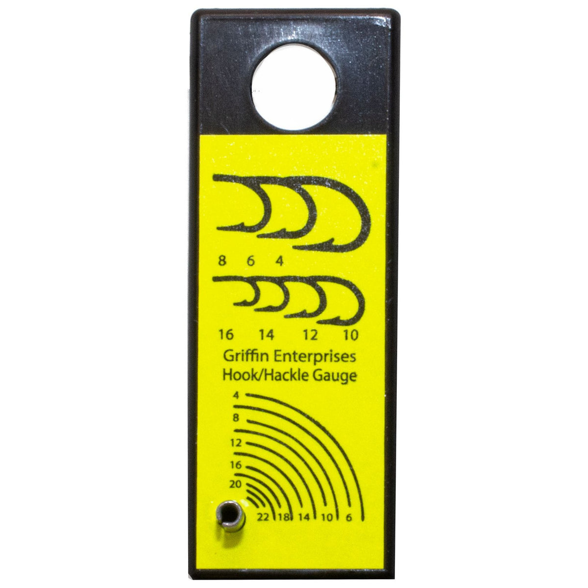 GRIFFIN HOOK-HACKLE GAUGE at Waters West Fly Fishing Outfitters.