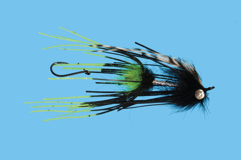 Howell's Squidro - Black / Chartreuse – Waters West Fly Fishing Outfitters