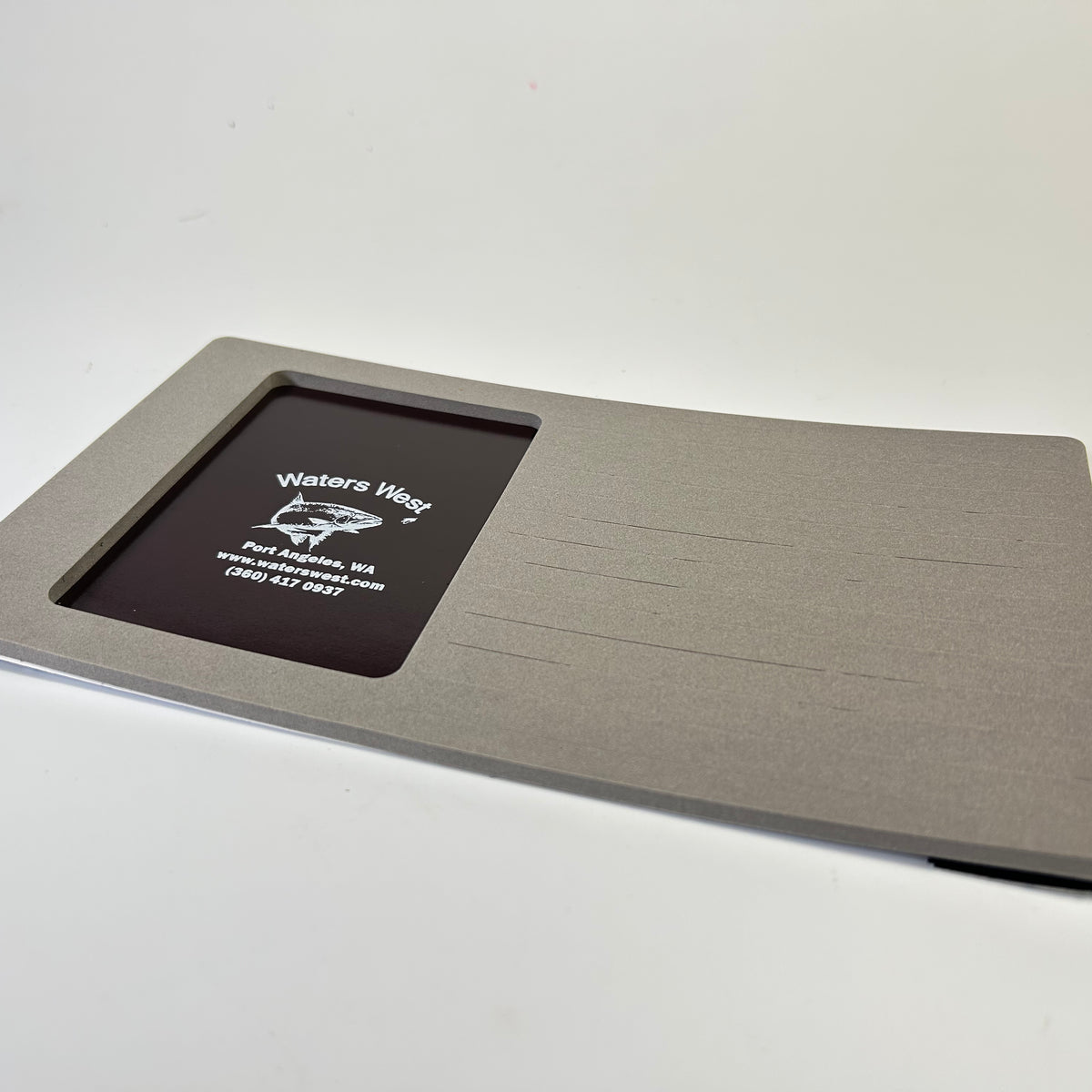 Logo Fly Drying Patch at Waters West Fly Fishing Outfitters.