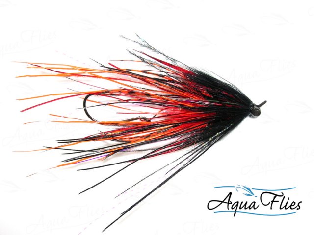 Stu's Mini Intruder - Orange & Black – Waters West Fly Fishing Outfitters