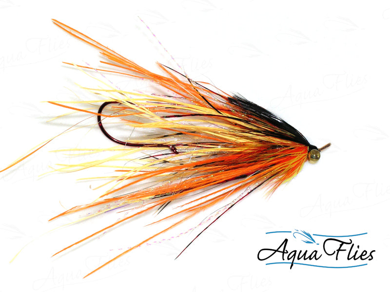 Stu's Mini Intruder - Golden Orange – Waters West Fly Fishing Outfitters